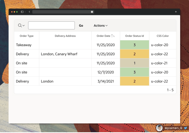 Styling APEX Report cells conditionally – APEX App Lab